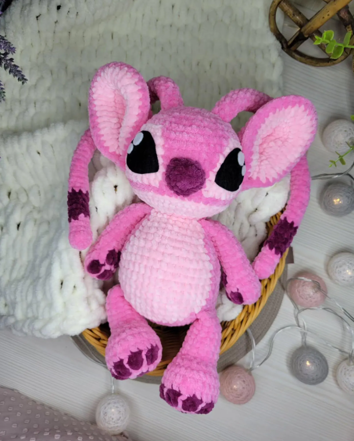 Stitch & Angel Amigurumi Crochet Pattern PDF - AmiguStitch